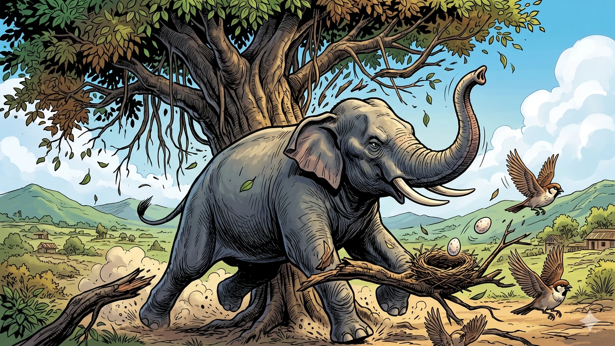 The Elephant And The Sparrows: Panchatantra Book I (Mitra-Bheda ...